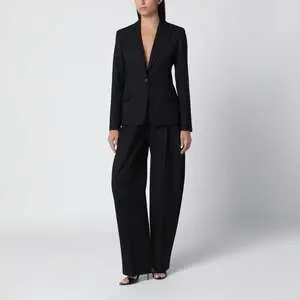 Andamane Single-breasted Pinstripe Jacket