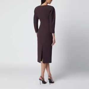 Andamane Rouge Noir Midi Dress