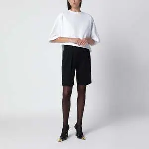 THE FRANKIE SHOP Oversized Cotton T-shirt With Structured Shoulders