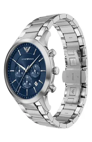Emporio Armani Chronograph Stainless Steel Bracelet Watch