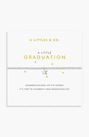 A LITTLES & CO A Little 'graduation' Bracelet - Silver Plated