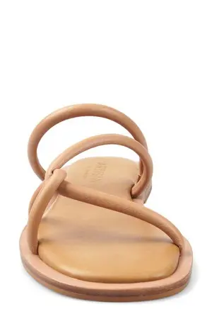 ARTISAN CRAFTED BY ZIGI Bax Leather Slide Sandal - Tan Leather