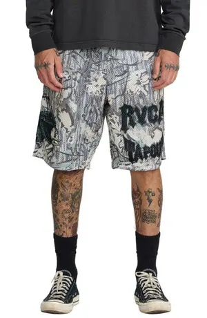 Rvca X Tapout Printed Mesh Shorts
