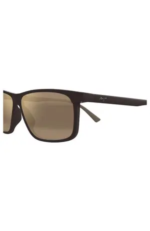 Maui Jim Pulama 59mm Polarizedplus2® Square Sunglasses