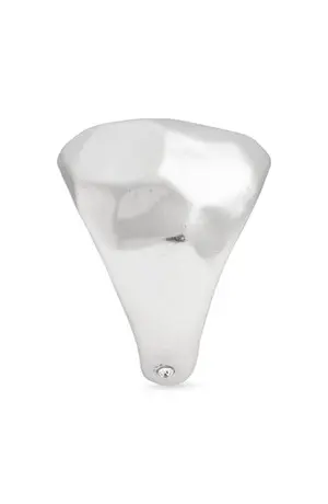 KARINE SULTAN Liquid Textured Dome Ring - Silver