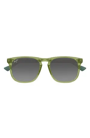Maui Jim Kupaa 62mm Polarizedplus2® Oversize Oval Sunglasses - Green
