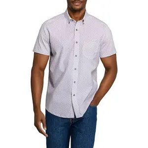 W.R.K Raindrop Reworked Button Down Shirt - White/pink