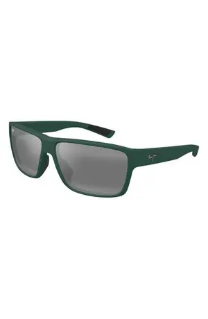 Maui Jim Uila Af 59mm Polarizedplus2® Rectangular Sunglasses