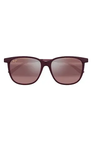Maui Jim Ilikea Af 54mm Polarizedplus2® Square Sunglasses - Red