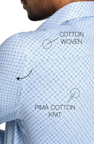 W.R.K Slim Fit Cross Geo Reworked Button-up Shirt
