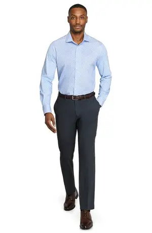 W.R.K Slim Fit Cross Geo Reworked Button-up Shirt