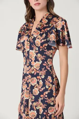 Shoshanna Apollo Floral Cinnie Dress