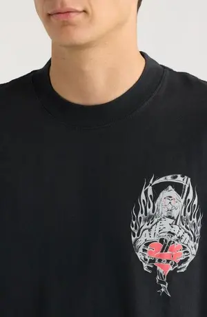 ALLSAINTS Scimitar Graphic Organic Cotton T-shirt