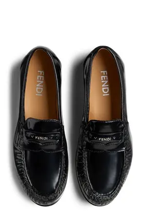 Fendi Scrunch Penny Loafer