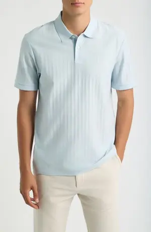 BOSS H-parlay Cotton Polo - Open Blue