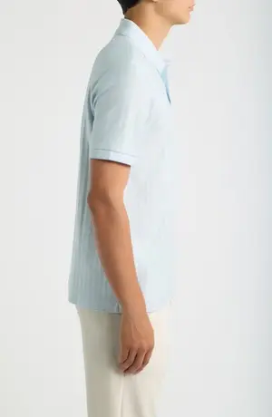 BOSS H-parlay Cotton Polo - Open Blue