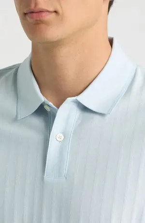 BOSS H-parlay Cotton Polo - Open Blue
