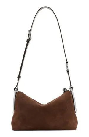 Marc Jacobs Scene Medium Crinkled Leather Shoulder Bag - Dark Brown