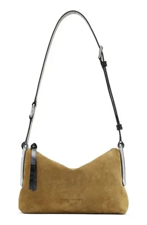 Marc Jacobs Scene Medium Crinkled Leather Shoulder Bag Hazelnut