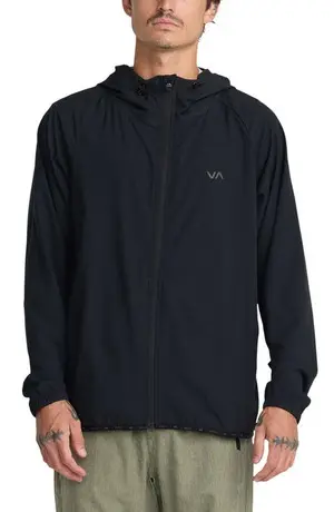Rvca Yogger Iii Hooded Zip-up Jacket