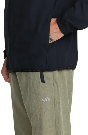 Rvca Yogger Iii Hooded Zip-up Jacket