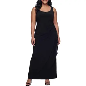Alex Evenings Empire Waist Matte Jersey Gown With Jacket