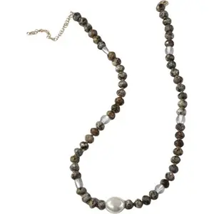 MACRAE & CO. Beaded Harvest Necklace - Red