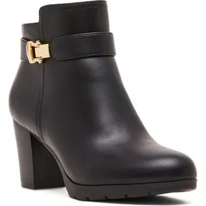 Anne Klein Reins Bootie - Black Smooth