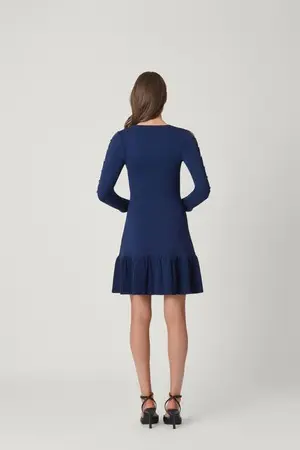 Shoshanna Waverly Button Knit Jace Dress