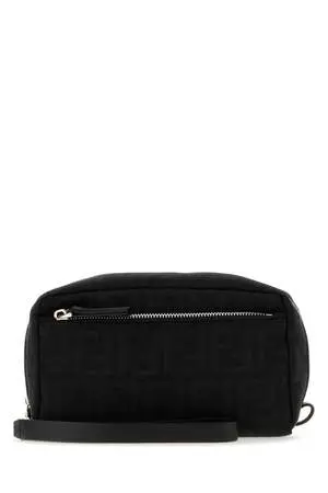 Fendi Embroidered Jacquard Small Beauty Case