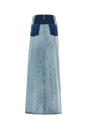 MAISON MARGIELA Denim Maxi Skirt