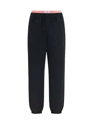 Versace Nylon Jogger Pants - Black
