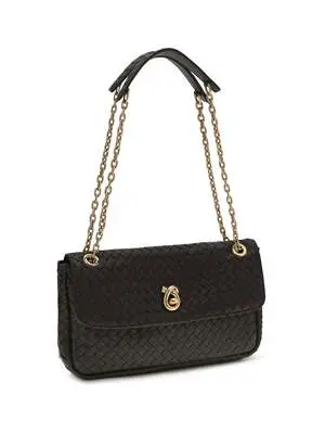 Bottega Veneta Intrecciato Shoulder Bag - Brown