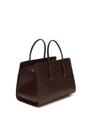 Bottega Veneta Barbara Tote Bag - Brown