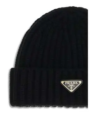 Prada Virgin Wool Beanie Hat