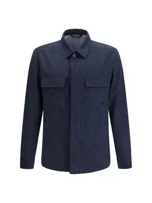 Etro Pure Wool Paisley Motif Shirt Jacket
