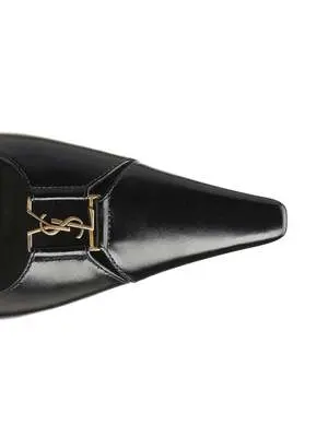 Saint Laurent Babylone 90 Slingback Pumps - Black