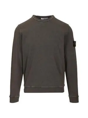 Stone Island Sweatshirt In Malfilé Cotton