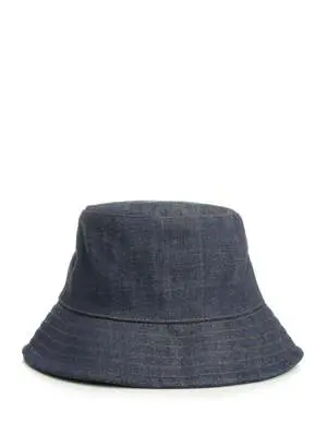 AMI Paris Raw Indigo Denim Bucket Hat