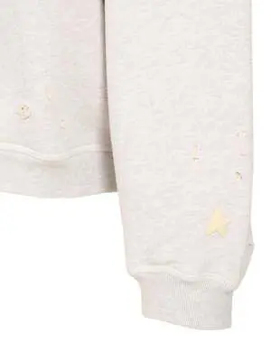 GOLDEN GOOSE Oversized Sweatshirt With "star" Appliqu