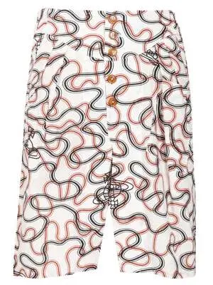VIVIENNE WESTWOOD Romario Bermuda Shorts - White