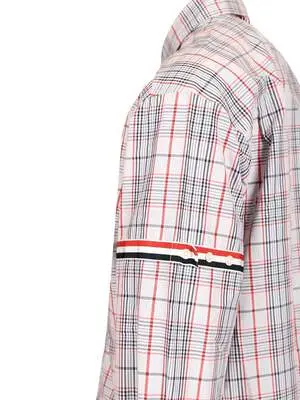 Thom Browne Oversized Cotton Poplin Shirt - Multicolor