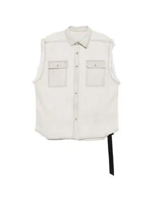 Rick Owens Jumbo Tommy Sleeveless Shirt