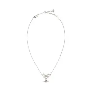 VIVIENNE WESTWOOD Octavie Choker 'platinum/white/clear - Silver