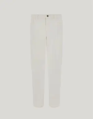 Canali Levante Comfort Denim Regular-fit Jeans - White