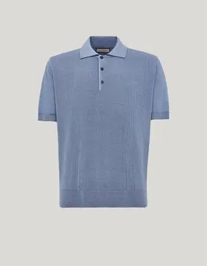 Canali Collared Polos For Men
