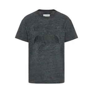 MAISON MARGIELA Regular T-shirt 'dark Melange - Grey