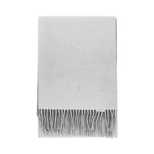 Polo Ralph Lauren Classic Double Faced Recycled Wool Scarf /light Vintage Heather - Cream