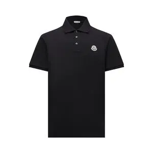 Moncler Short-sleeve Polo - Black