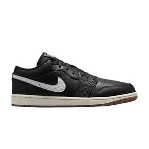 JORDAN 1 Low Se 'off Noir University Red - Black